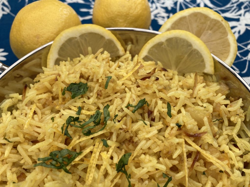 Lemon Pilau Rice - The Curry Kid